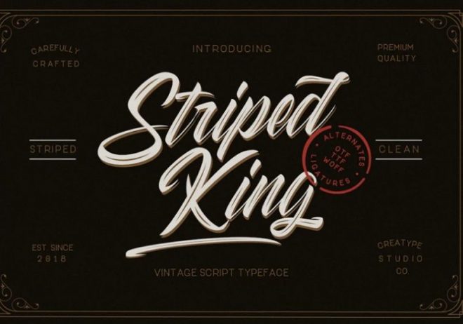 21+ FREE Striped Fonts TTF and OTF Download - Graphic Cloud
