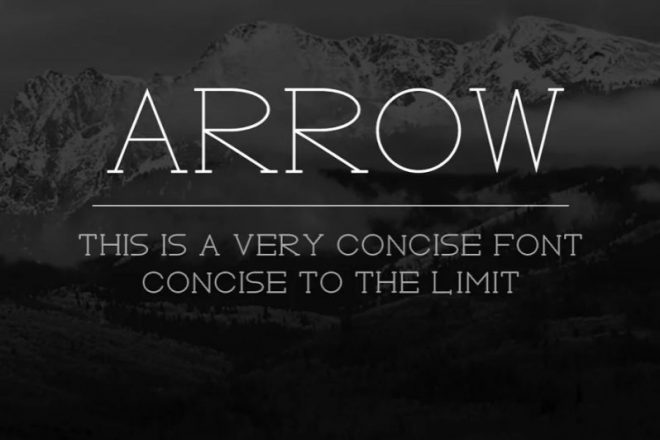 11+ Creative Arrow Fonts TTF and OTF Download - Graphic Cloud