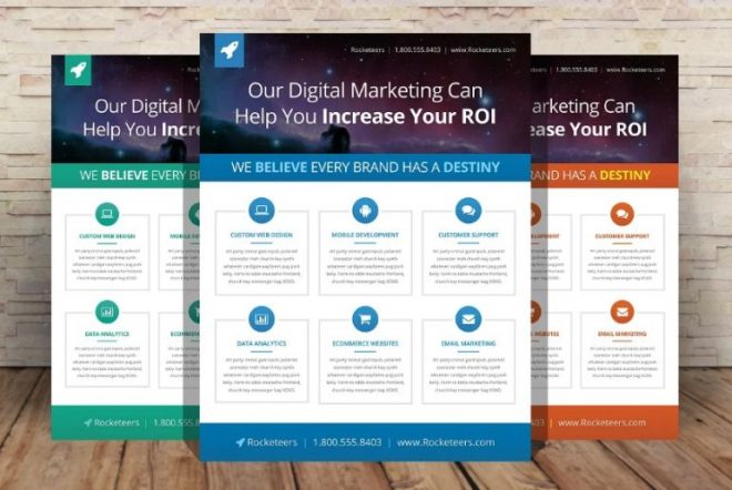 21+ Free Web Design Flyer Template Design Download - Graphic Cloud