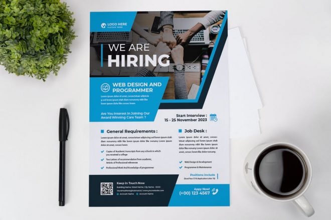 21+ Free Web Design Flyer Template Design Download - Graphic Cloud