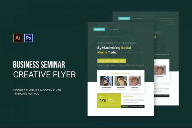 15+ FREE Seminar Flyer Template Download - Graphic Cloud