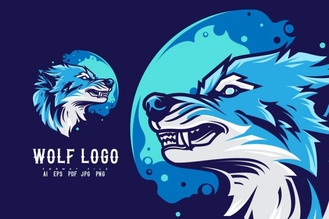 21+ FREE Wolf Logo Designs Template Download - Graphic Cloud