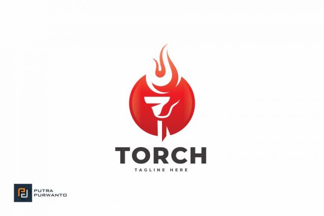 15+ FREE Torch Logo Designs Template Download - Graphic Cloud