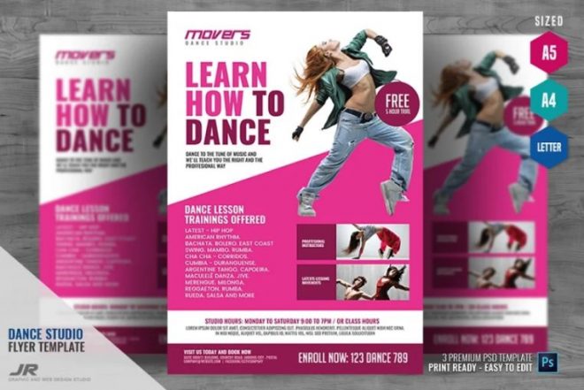11+ FREE Dance Classes Flyer Template Download - Graphic Cloud