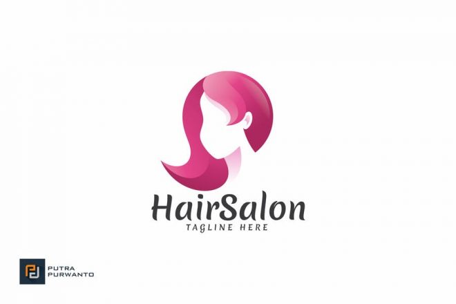 18+ Beautiful Hair Logo Designs Template Download - Graphic Cloud