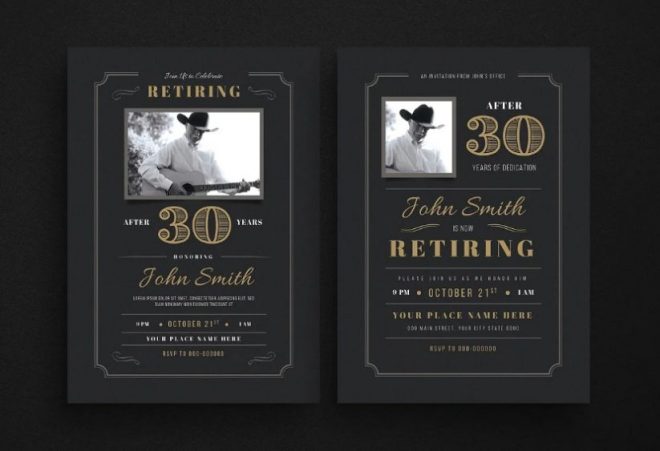 11+ Best Retirement Flyer Template PSD Download - Graphic Cloud