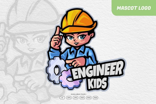 15+ Creative Engineering Logo Designs Template - Graphic Cloud