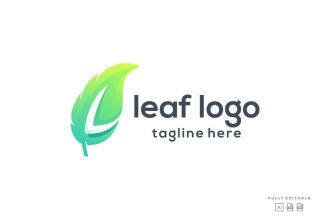 21+ FREE Leaf Logo Design Templates Download - Graphic Cloud