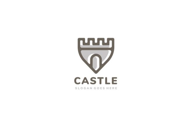 15+ Best Castle Logo Designs Template Download - Graphic Cloud