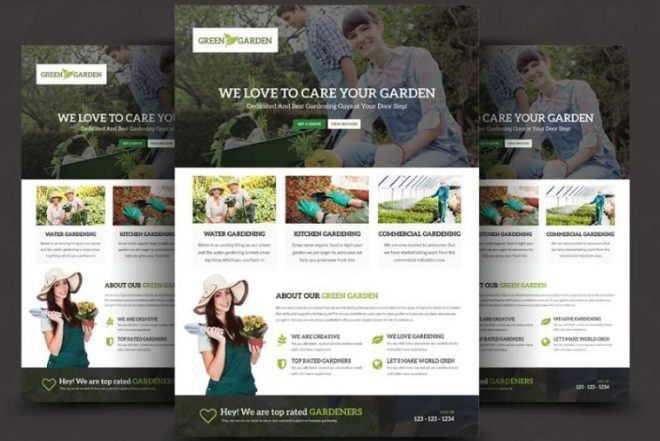 21+ FREE Gardening Brochure Template PSD Download - Graphic Cloud