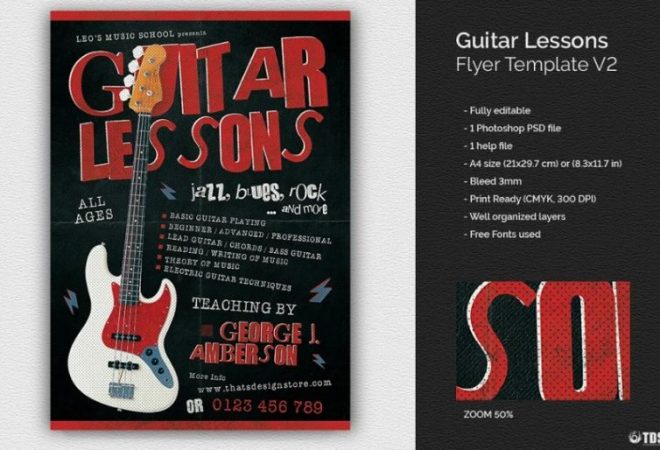 25+ FREE Music Lessons Flyer Templates Download