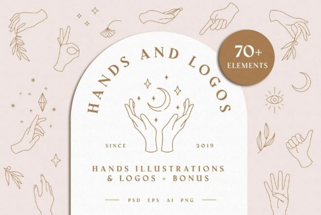 18+ FREE Hands Logo Designs Template Download - Graphic Cloud