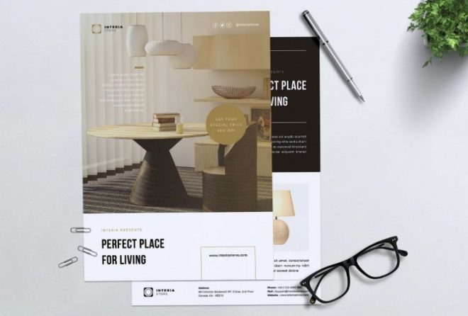 21+ Best Interior Designing Flyer Templates Download - Graphic Cloud