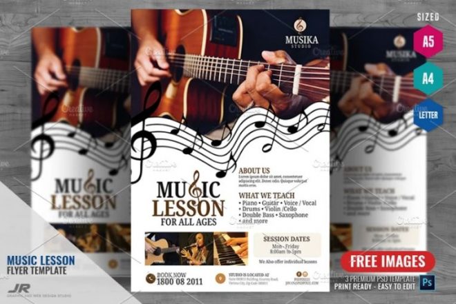 25+ FREE Music Lessons Flyer Templates Download