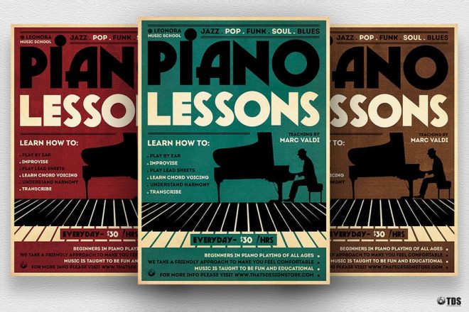 25+ FREE Music Lessons Flyer Templates Download