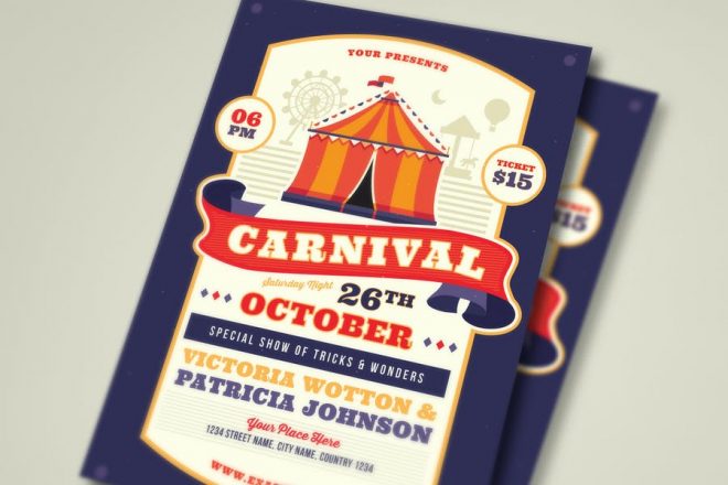 21+ FREE Carnival Flyer Template PSD AI Download - Graphic Cloud
