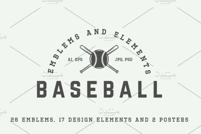21+ Creative Baseball Logo Designs Template Download - Graphic Cloud