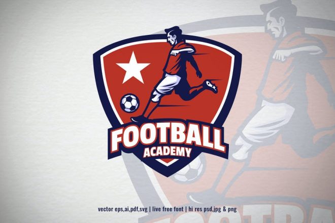 15+ Best Football Logo Designs Template Download - Graphic Cloud