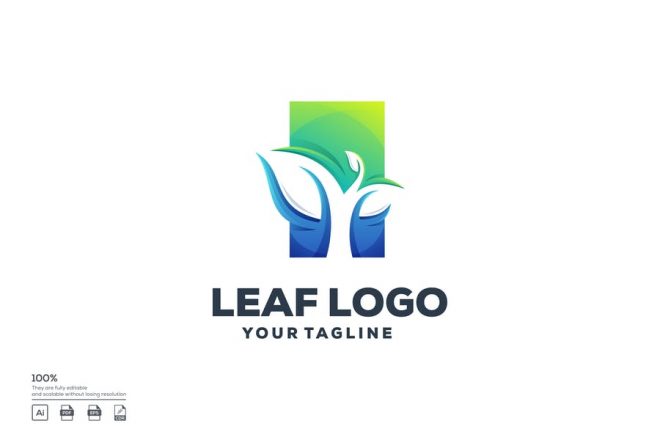 21+ FREE Leaf Logo Design Templates Download - Graphic Cloud