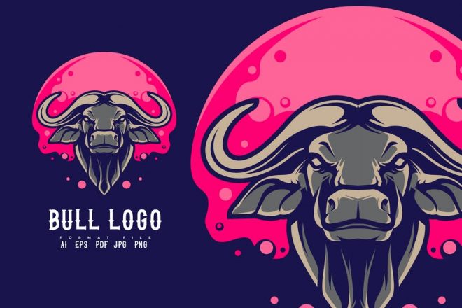 21+ Best Bull Logo Design Templates Download - Graphic Cloud