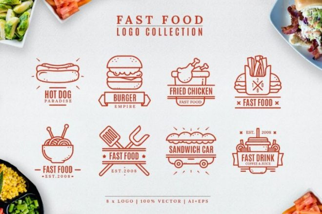 21+ FREE Fast Food Logo Designs Template Download - Graphic Cloud