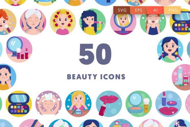 18+ FREE Beauty Icons Download EPS | Ai | PNG - Graphic Cloud