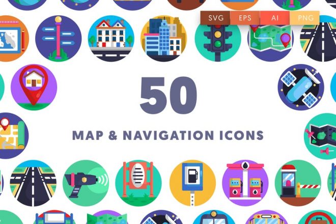 18+ Best Map Icons Download SVG | EPS | Ai - Graphic Cloud