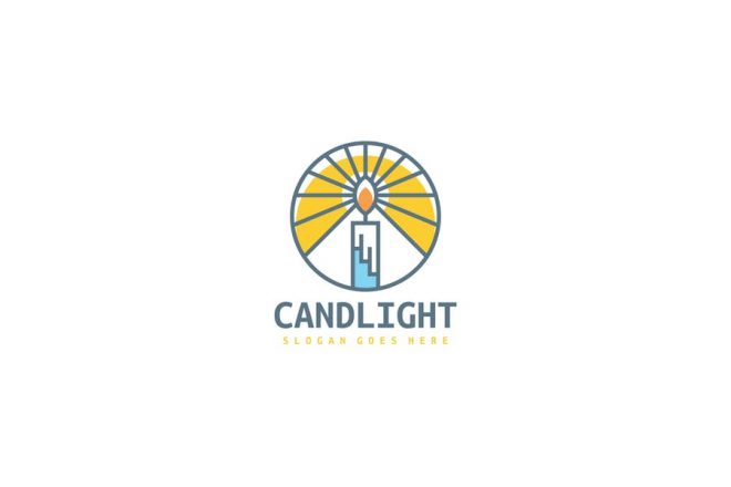 15+ FREE Candle Logo Designs Template Download - Graphic Cloud