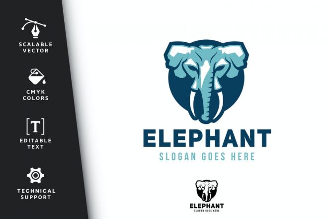 18+ FREE Elephant Logo Designs Template Download - Graphic Cloud