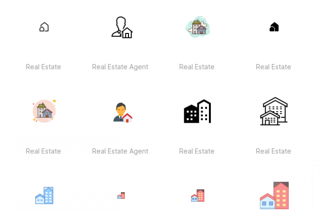 18+ FREE Real Estate Icons Vector Download - Graphic Cloud
