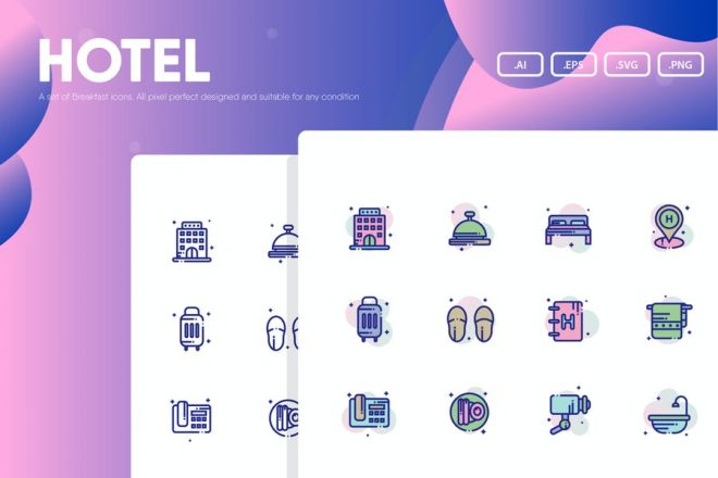 18+ FREE Hotel Icons Vector Download Ai | EPS - Graphic Cloud