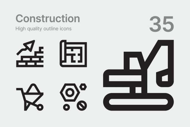 15+ Best Construction Icons Vector Download - Graphic Cloud