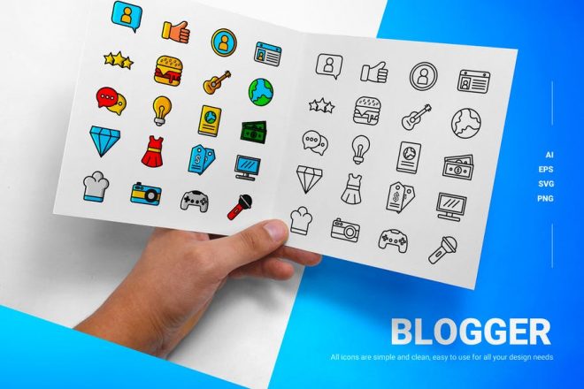 15+ FREE Blog Icons Download SVG | PNG | Ai - Graphic Cloud