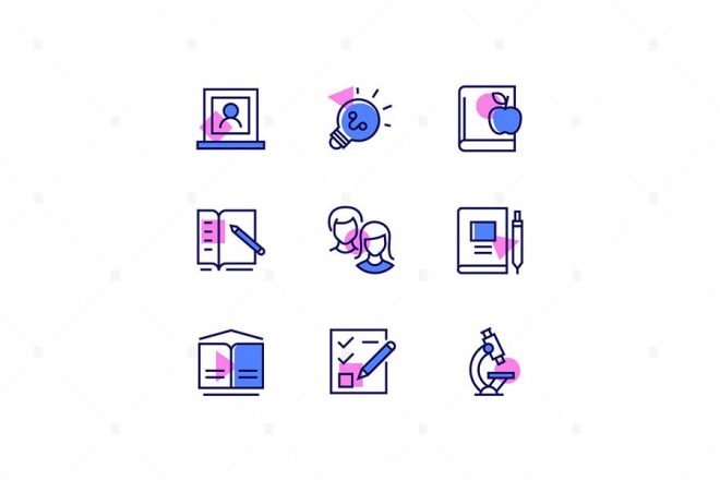18+ FREE Educational Icons Vector Download - Graphic Cloud