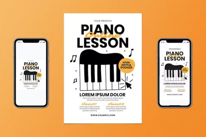 25+ FREE Music Lessons Flyer Templates Download