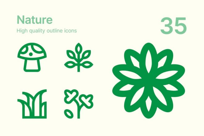 18+ FREE Nature Icons Vector Download - Graphic Cloud