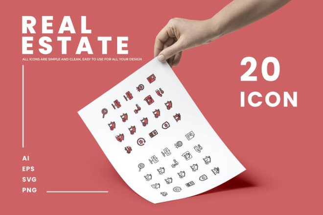 18+ FREE Real Estate Icons Vector Download - Graphic Cloud