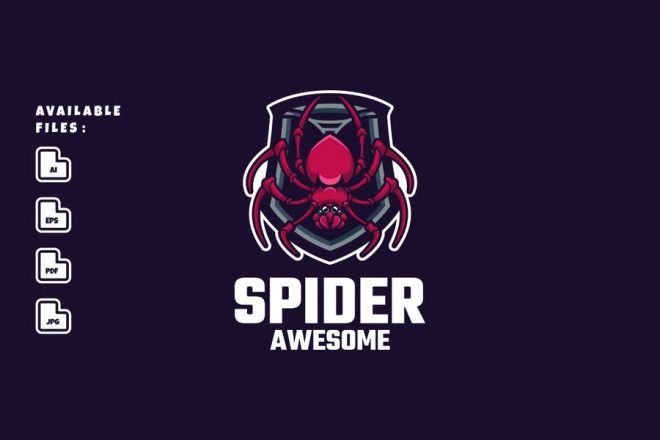 18+ Creative Spider Logo Design Templates Download - Graphic Cloud