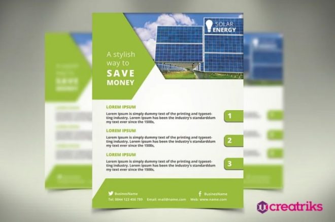 15+ FREE Solar Energy Flyer Templates Download - Graphic Cloud