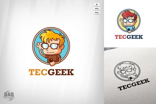 15+ FREE Geek Logo Designs Template Download - Graphic Cloud