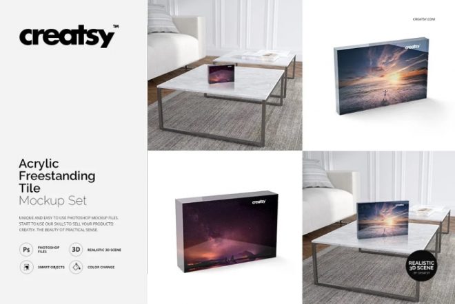 5+ Free Tile Mockup PSD Download Presentation - Graphic Cloud