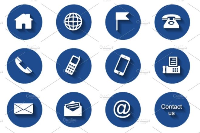 15+ FREE Contact Icons Vector Illustration Download - Graphic Cloud