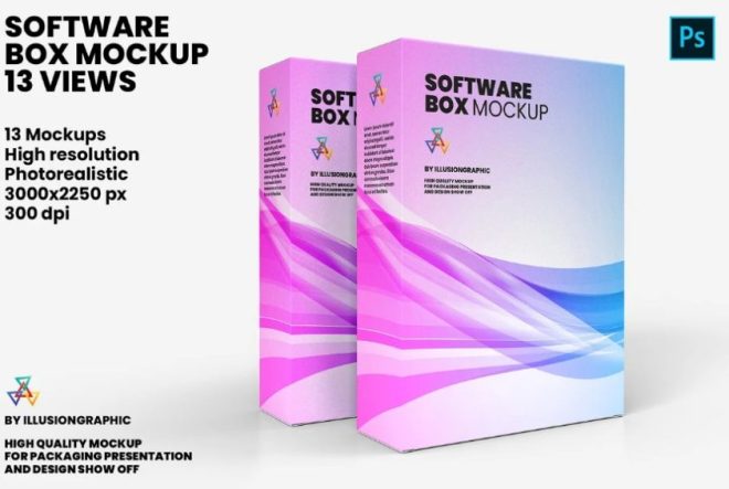 15+ FREE Software Box Mockup PSD Download - Graphic Cloud