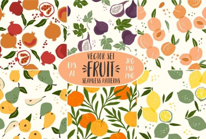 11+ FREE Fruit Patterns Vector Download - Graphic Cloud