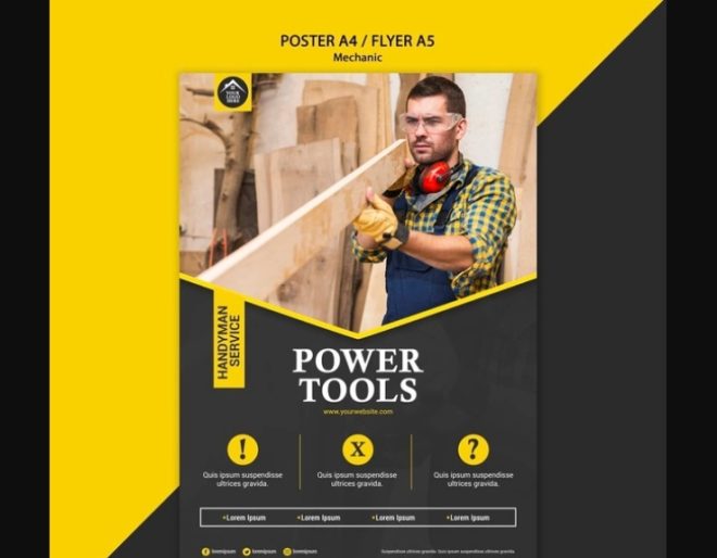 15+ Free Handyman Flyer Templates PSD Download - Graphic Cloud