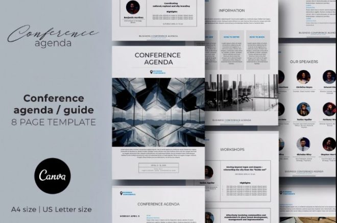 11+ FREE Conference Brochure Templates PSD - Graphic Cloud