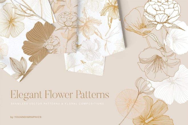 15+ FREE Flower Patterns Vector Design Download - Graphic Cloud