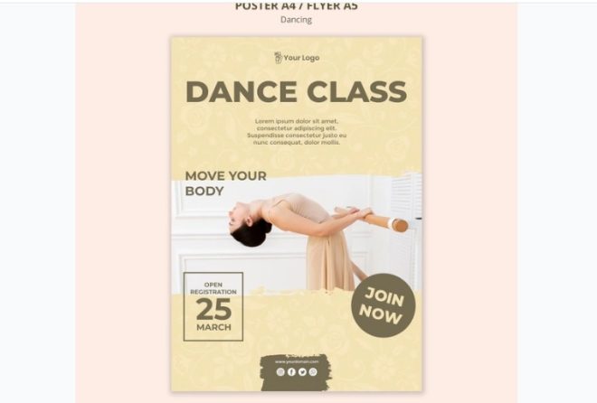 15+ FREE Dance Studio Flyer Templates PSD Download - Graphic Cloud
