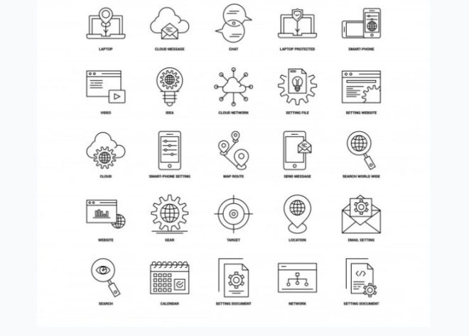 23+ FREE Web Development Icons Vector Download - Graphic Cloud