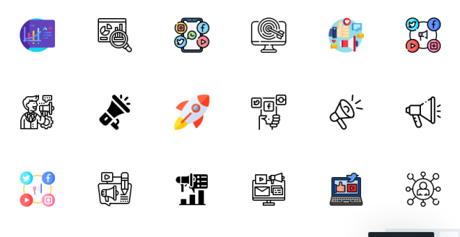 21+ FREE Marketing Icons Design Download - Graphic Cloud